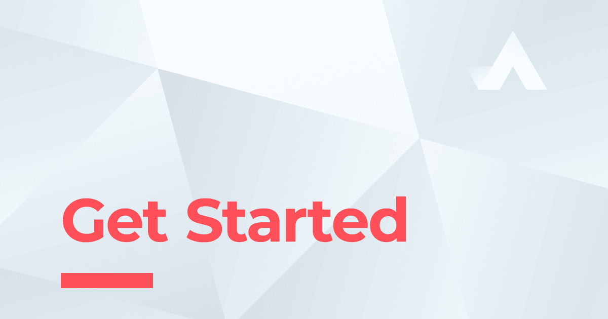 Red Get Started Button