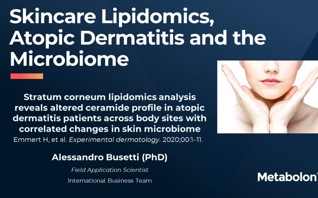 Skincare Lipidomics, Atopic Dermatitis and the Microbiome - Metabolon