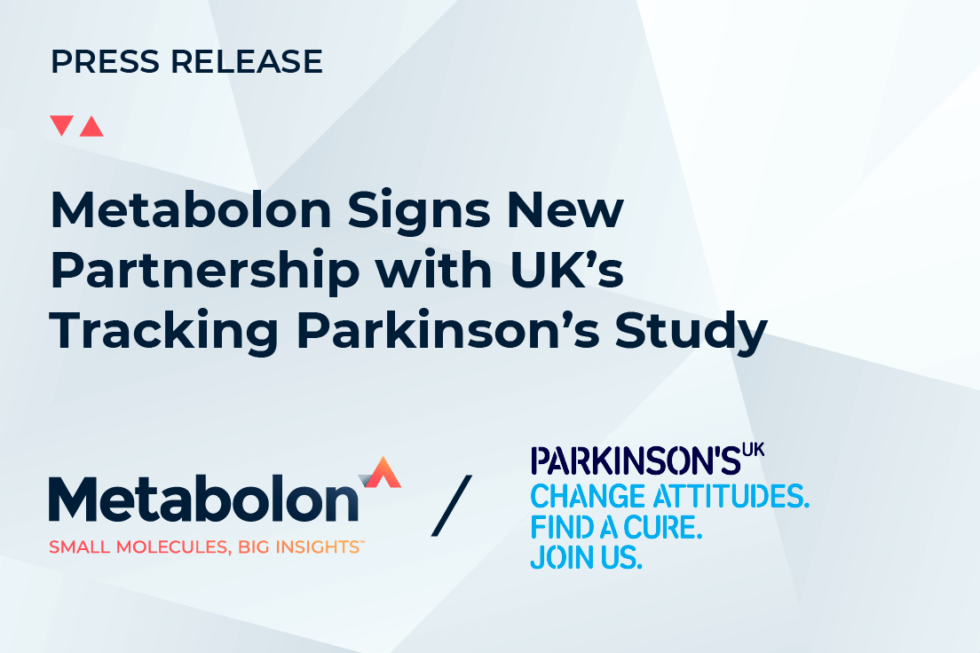 Metabolon Signs New Partnership with UK’s Tracking Parkinson’s Study